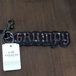 Coach | Accessories | Disney X Coach Grumpy Bag Charm Keychain | Poshmark